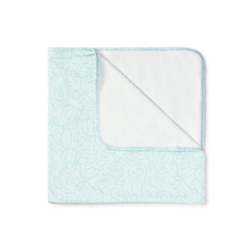 Baby blanket in Mix blue | TOUS