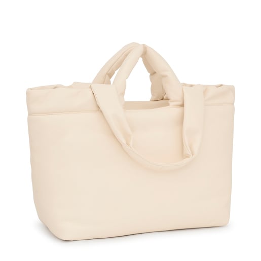 Large beige Tote bag TOUS Carol | TOUS