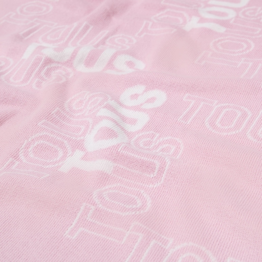 Manta de bebé reversible Nilo rosa | TOUS