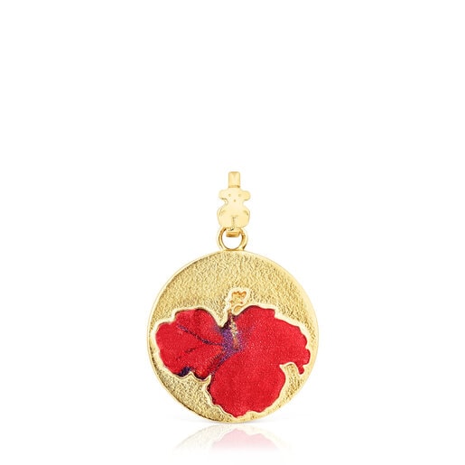Medalla de plata vermeil con flor Maga | TOUS Medalla de plata vermeil con flor Maga | TOUS