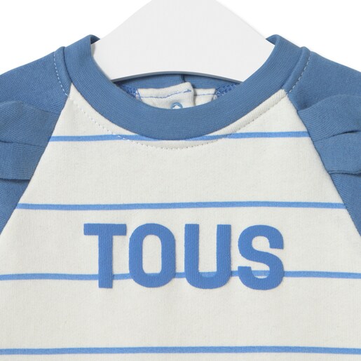 Baby playsuit in Vibrant blue | TOUS