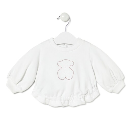 Camiseta con oso Party blanco | TOUS