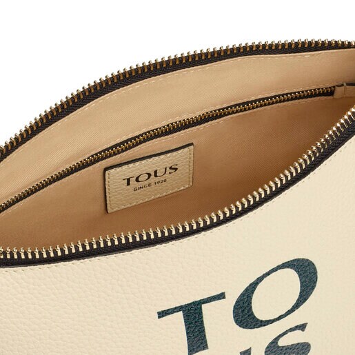 Beige leather TOUS Balloon crossbody bag | TOUS