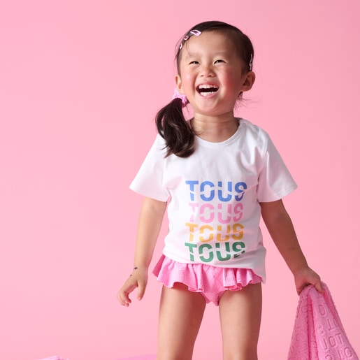 Culetín de niña Logo azul | TOUS