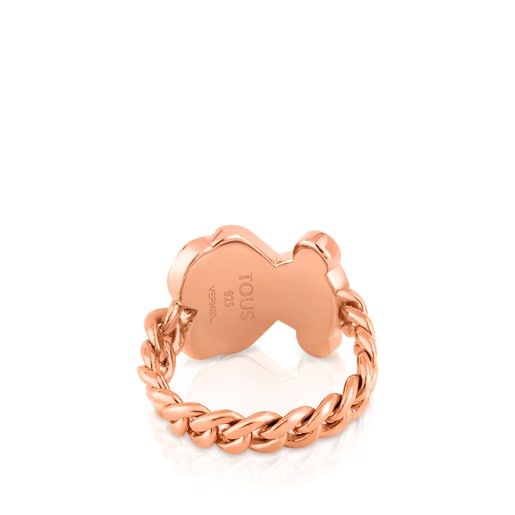 Pink vermeil Sweet Dolls Ring | TOUS