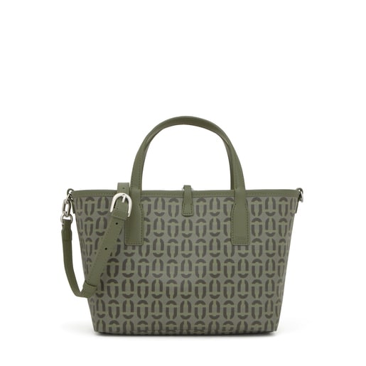 Medium khaki-colored Tote bag TOUS Double Way Manifesto | TOUS