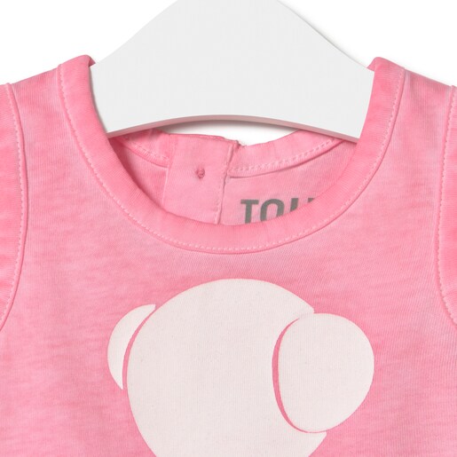 Girl's dyed t-shirt in Casual pink | TOUS