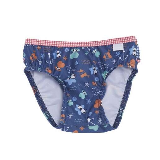 Culetín volante trasero Swim Face Azul | TOUS