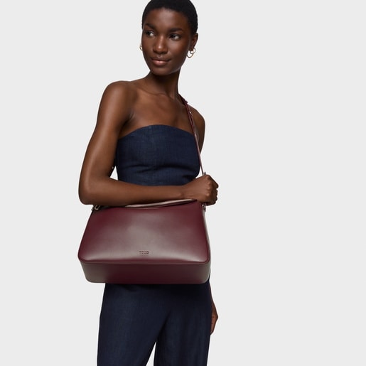 Burgundy Shoulder bag TOUS City | TOUS