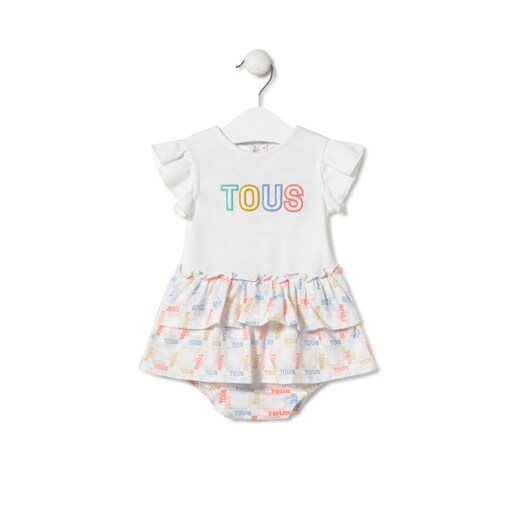 Baby bodysuit with skirt in Multi unique | TOUS