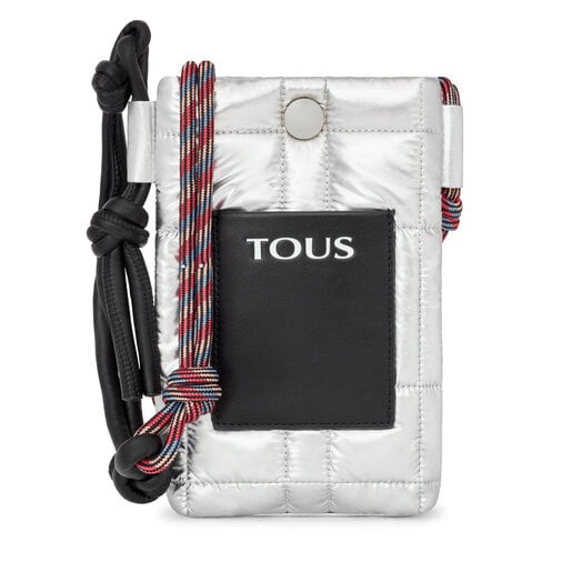 Silver-colored TOUS Empire Padded Mini handbag | TOUS