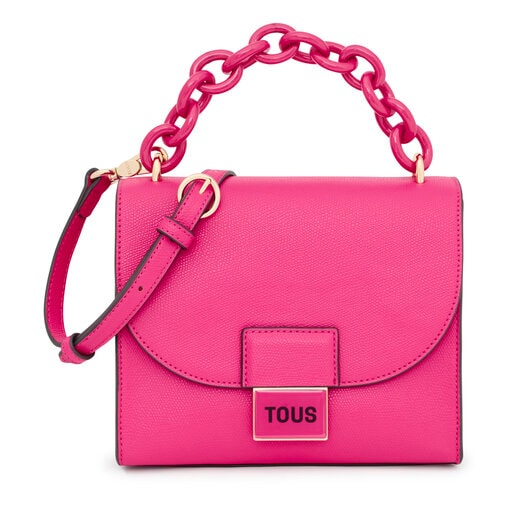 Small fuchsia-colored TOUS Sylvia Crossbody bag | TOUS