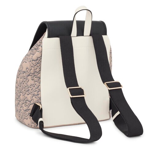 Taupe TOUS Kaos Mini Evolution Flap Backpack | TOUS