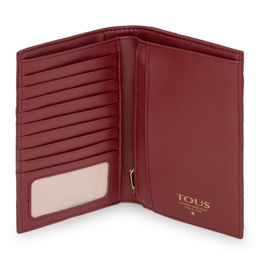Large burgundy Kaos Dream wallet | TOUS