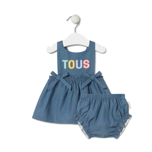 Baby girl s outfit in Multi blue | TOUS