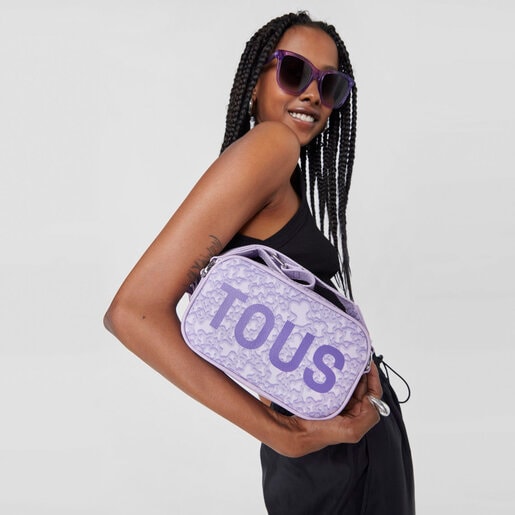 Mauve Kaos Mini Evolution Crossbody reporter bag | TOUS