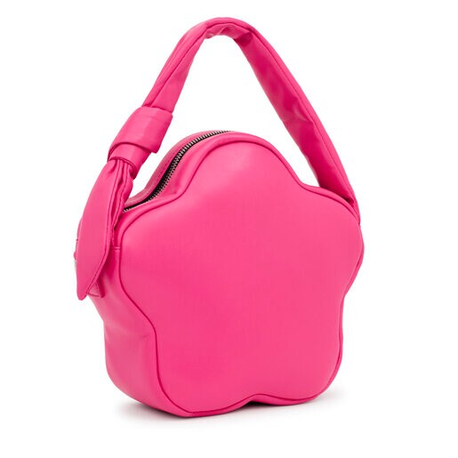 Fuchsia-colored flower Crossbody bag TOUS Carol | TOUS