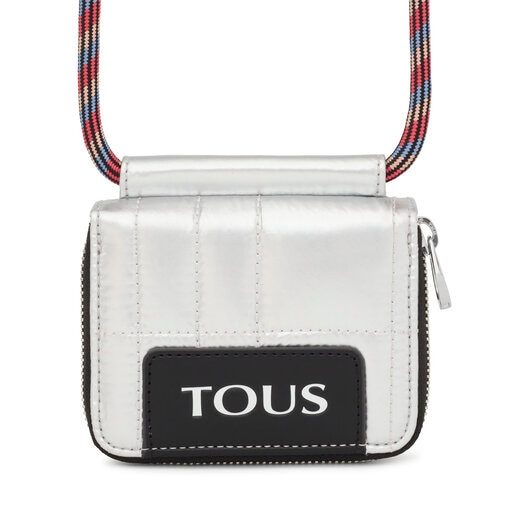 Silver-colored TOUS Empire Padded Hanging change purse | TOUS