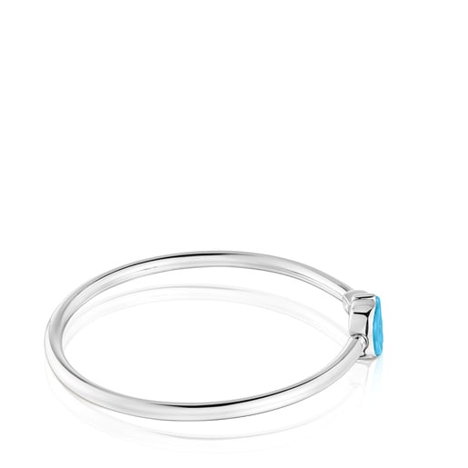 Silver Bangle with blue motif TOUS MANIFESTO | TOUS