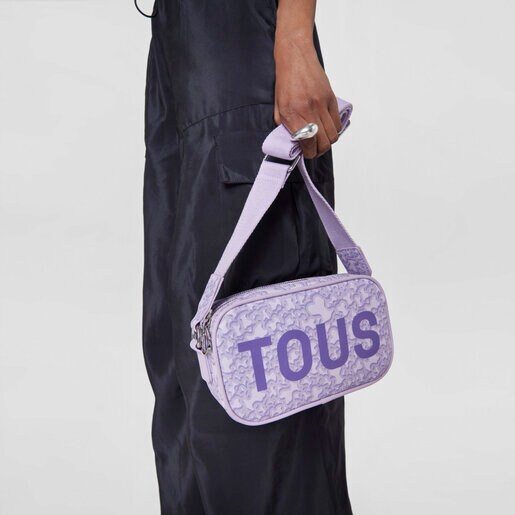 Mauve Kaos Mini Evolution Crossbody reporter bag | TOUS