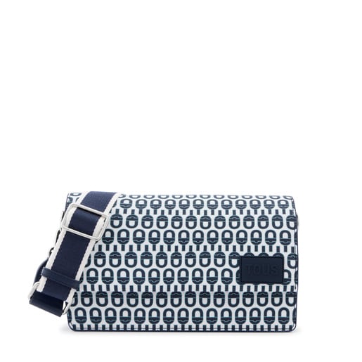 Medium navy blue Flap Crossbody bag TOUS MANIFESTO Essence | TOUS