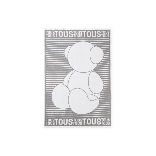 Reversible baby blanket in Nilo grey | TOUS
