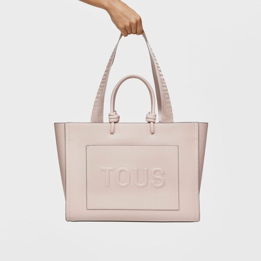 Large taupe TOUS La Rue New Amaya Shopping bag | TOUS