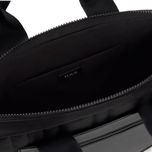 Black TOUS Empire Padded Briefcase | TOUS