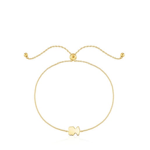 Gold bear motif Bracelet with lapis lazuli TOUS 1950 | TOUS
