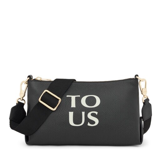 Black leather TOUS Balloon crossbody bag | TOUS