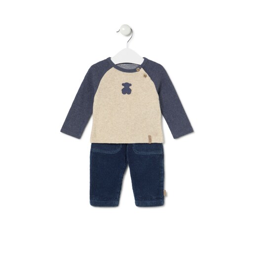 Boy s outfit in Marine navy blue | TOUS