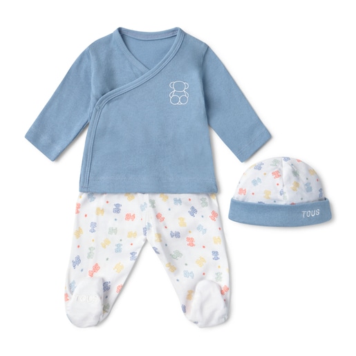 Newborn baby set in Star sky blue | TOUS