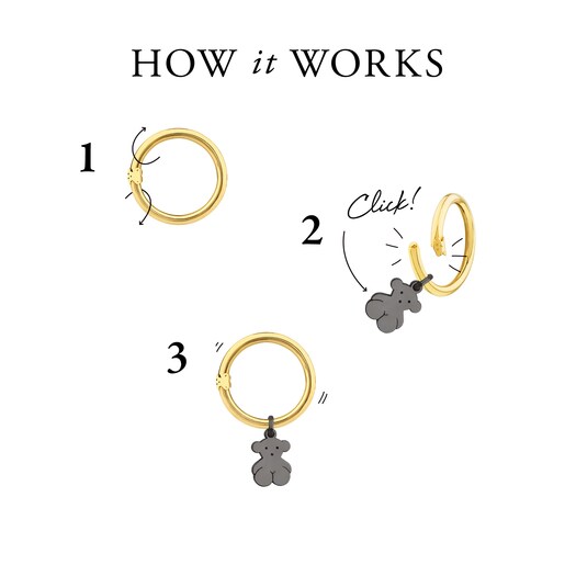 Silver Hold Necklace with Pearls - Tous | TOUS