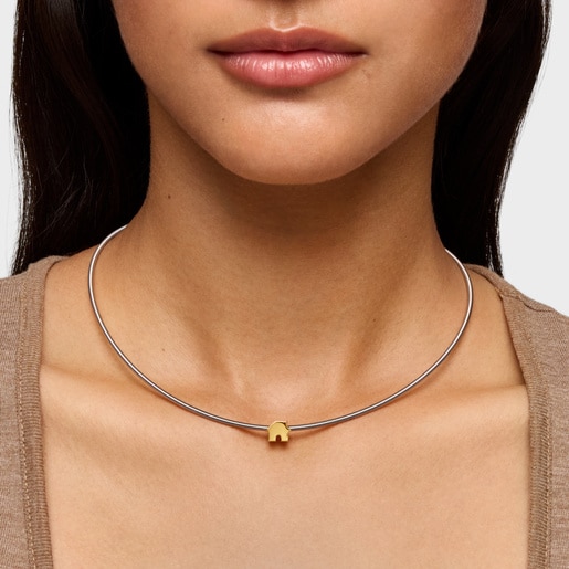 18kt gold plating over silver house Pendant TOUS 1950 | TOUS