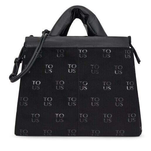 Large black TOUS TO-US One-shoulder Bag | TOUS