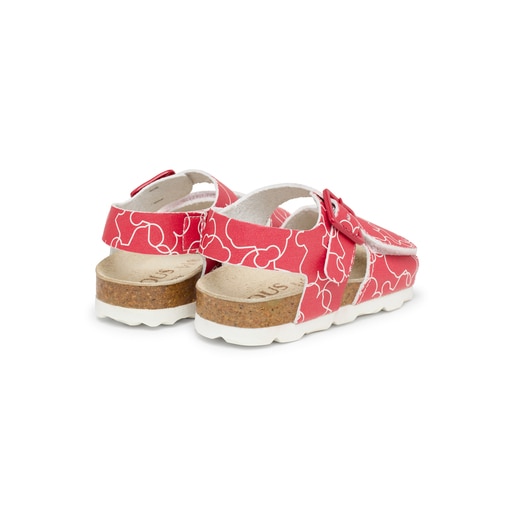 Sandalia de bebé Line Bear coral | TOUS