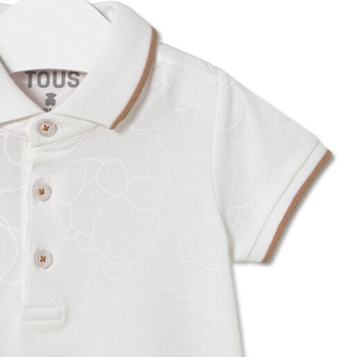 Polo Bold Bear Casual blanco | TOUS