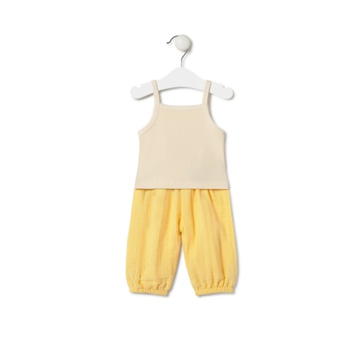 Baby girl s outfit in Classic yellow | TOUS