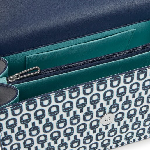 Medium navy blue Flap Crossbody bag TOUS MANIFESTO Essence | TOUS