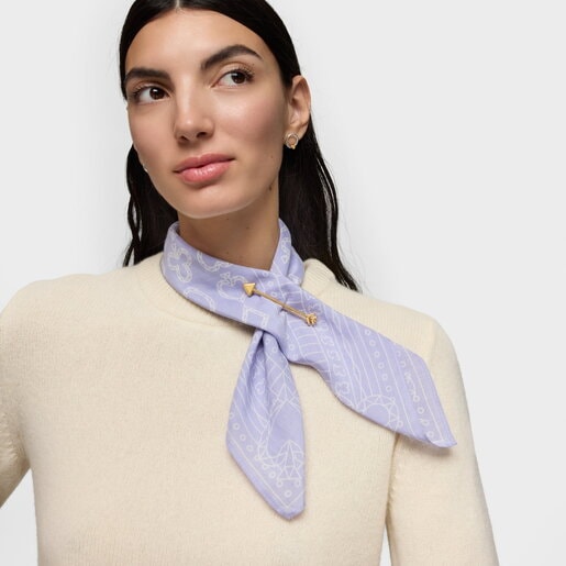 Broche con baño de oro 18 kt sobre plata TOUS Flechazo | TOUS