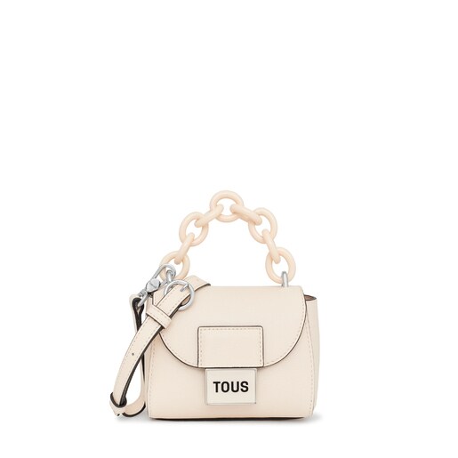 Mini sac à bandoulière TOUS Sylvia beige | TOUS