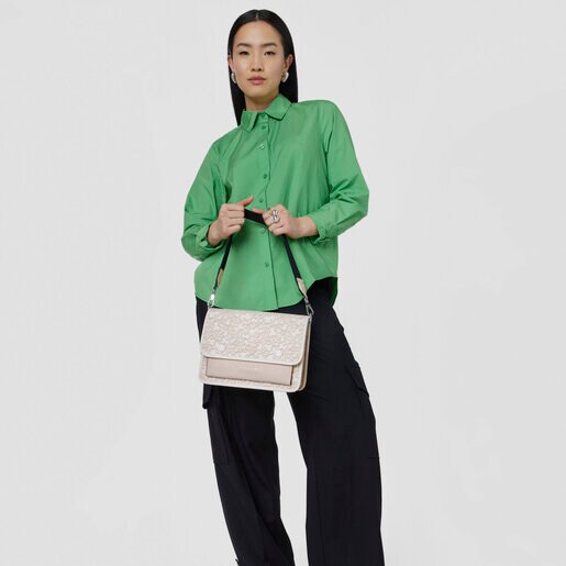 Medium gray Kaos Mini Evolution Audree Crossbody bag | TOUS