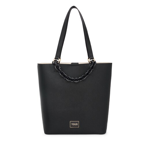 Large black TOUS Sylvia Shopping bag | TOUS