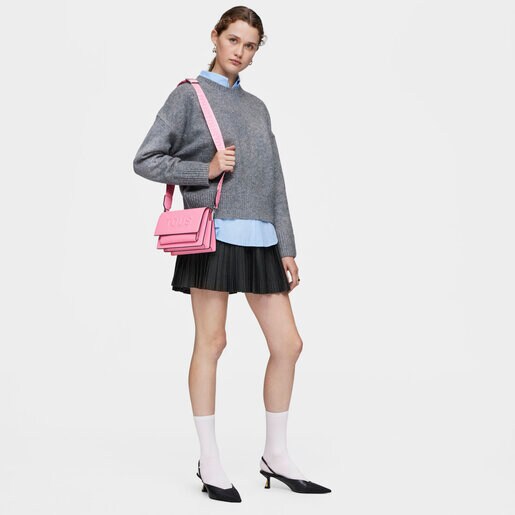 Small pink Audree Crossbody bag TOUS La Rue New | TOUS