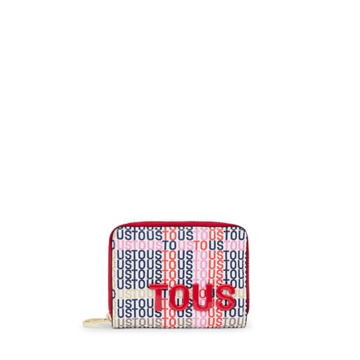 Beige and red TOUS Cecilia Change purse | TOUS