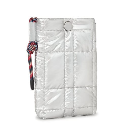 Silver-colored TOUS Empire Padded Mini handbag | TOUS