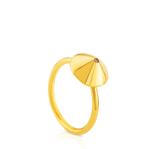 Gold Tack Ring | TOUS