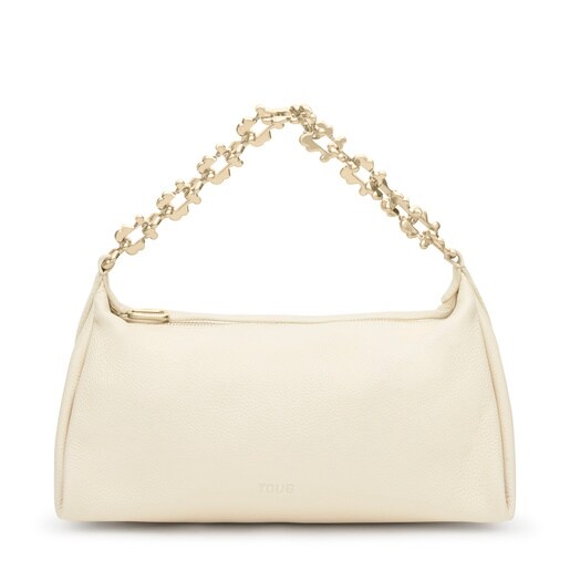 Beige chain Crossbody bag TOUS Fold | TOUS