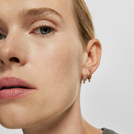 Manifesto Earrings in silver | TOUS