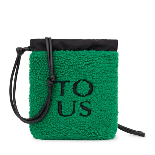 Mini bolso verde TOUS Empire Fur | TOUS